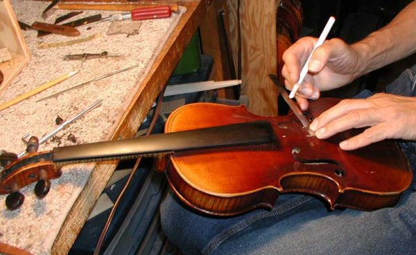Setting Up Violins - Spruce Tree Music