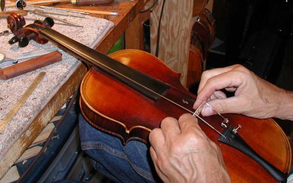 Setting Up Violins - Spruce Tree Music